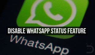 How To Turn Off Or Disable WhatsApp Status Feature DroidViews