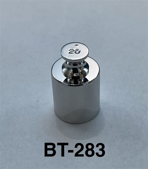 Bt 283 20 G Class “1” Balance Calibration Weight Nist Traceable