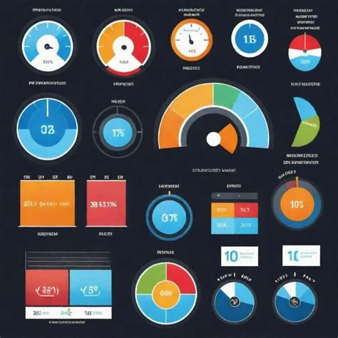 Key Performance Indicators Kpis Detailed Vector Set Premium Ai Generated Vector