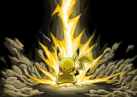 Pikachu Lightning Bolt Attack