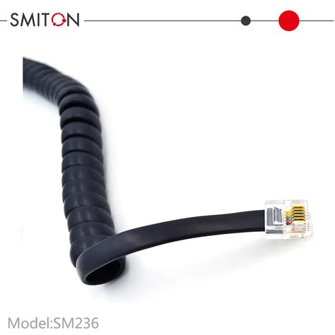 Coiled Phone Cord Rj12 Modular Telephone Cable 6p6c Connector Telephone Phone Handset Coil