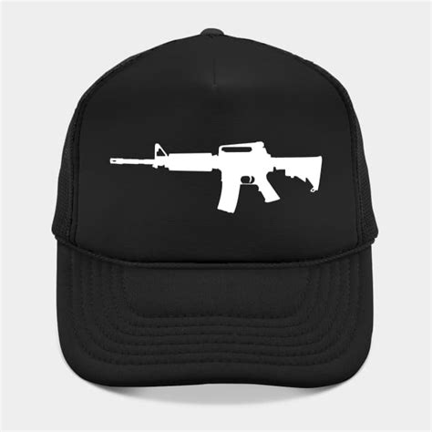 Ar 15 Rifle Silhouette Ar 15 Hat Teepublic