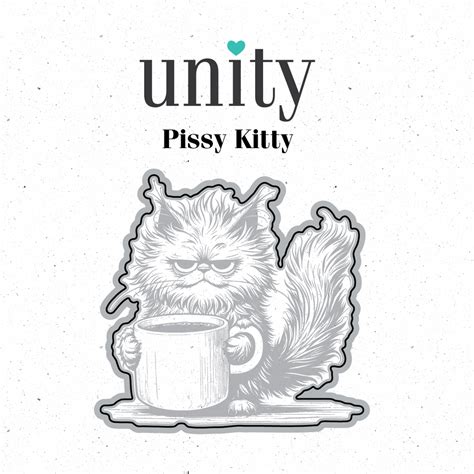 Pissy Kitty Coordinating Die Unity Stamp Company