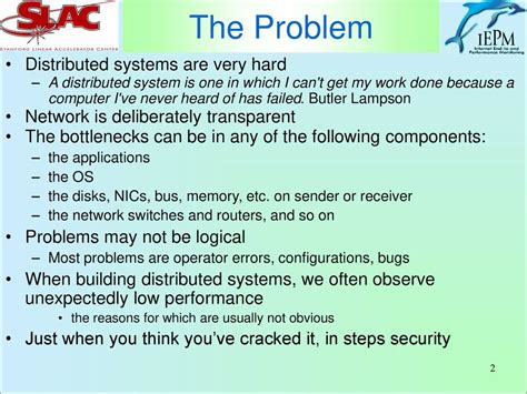 Wan Monitoring Issues Prepared By Les Cottrell Slac For The Ppt