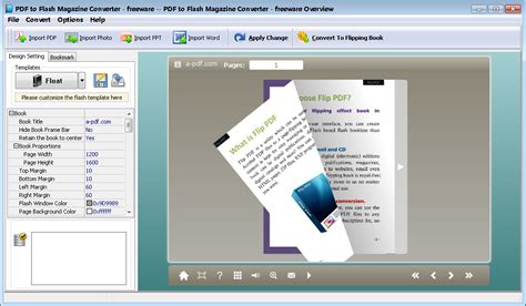 pdf to flash magazine converter freeware to convert pdf into flash