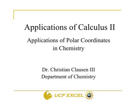 Pdf Applications Of Calculus Ii The Excel Program · Applications Of