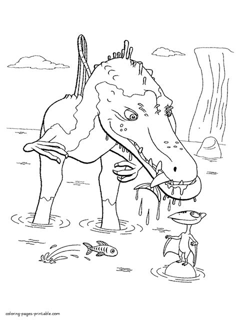 Dinosaur Train Coloring Pages
