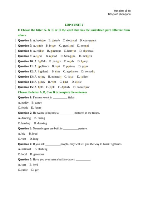 l p 8 unit 2 pdf