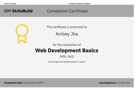 ibm webdevelopment ibmskillsbuild learningjourney codingskills