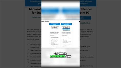 Defender For Endpoint P1 Vs P2 Key Features Compared