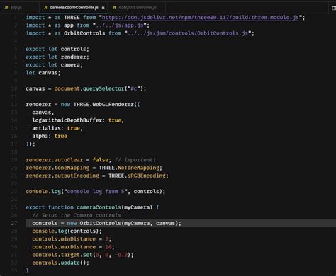 Modulizing Orbitcontroller Questions Threejs Forum