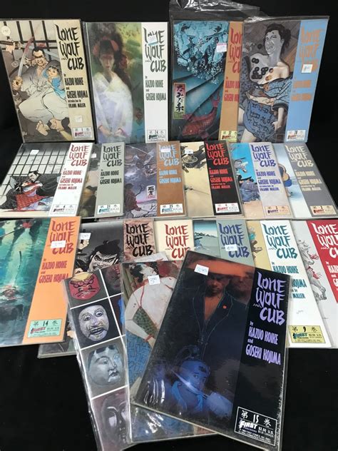 Large Lone Wolf Cub Comic Book Lot