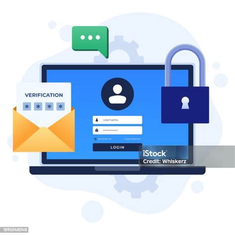 Twostep Verification Flat Illustration Vector Template Otp