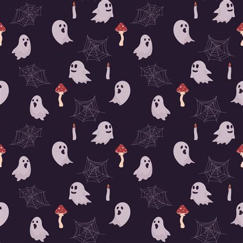 Halloween Seamless Pattern 12870490 Vector Art At Vecteezy