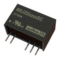 MEJ2D0515SC - Murata Power Solutions - Isolated Through Hole DC/DC Converter, Medical, 1:1
