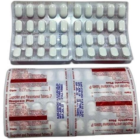 Ibugesic Plus Tablet Ibuprofen Paracetamol At ₹ 220strip