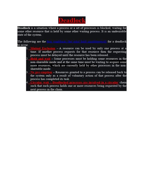 Dbms Unit 3 From Deadlock Pdf Computer Science Information