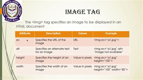 class 8 computer lesson no 6 inserting images in an html 5 document by fareeha asghar youtube