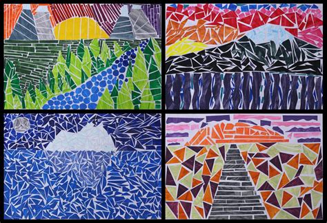Landscape Art Projects For Middle School At Roberta York Blog