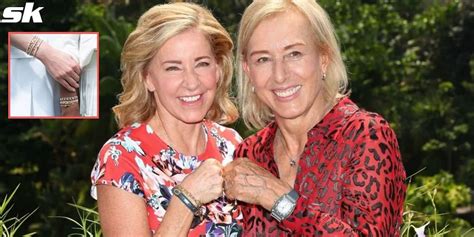Martina Navratilova Celebrates Chris Everts New Tennis Bracelet Collection
