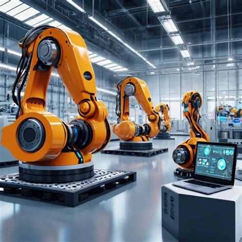 Smart Factory Evolution Embracing Industry 4 0 Automation Stock Illustration Illustration Of