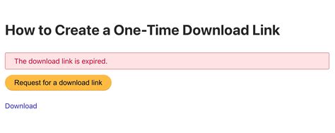 How To Create A One Time Download Link In PHP With Database Phppot
