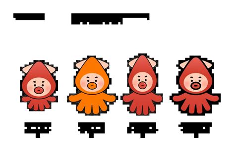 강경젓갈축제 마스코트 공모전 참여작 2d 캐릭터 포트폴리오 크몽