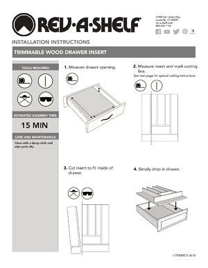 Rev A Shelf Wood Spice Drawer Insert Richelieu Hardware