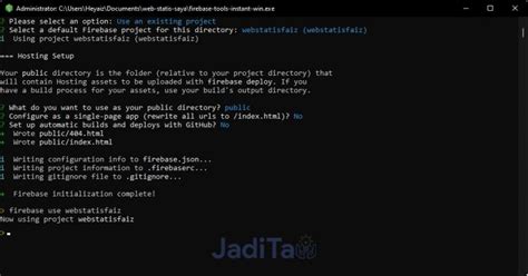 Cara Membuat Website Di Firebase Console Lewat Cli Cara Membuat Website Di Firebase Console Lewat Cli