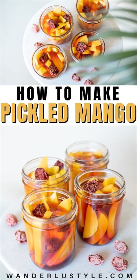How To Make Pickled Mango Recipe Wanderlustyle Hawaii Travel And Lifestyle Blog