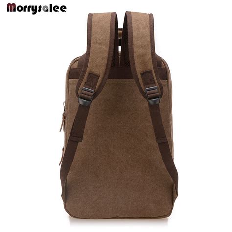 Badu Bg Мъжка раница Ежедневна платнена чанта Унисекс Ученическа чанта Раница за компютър