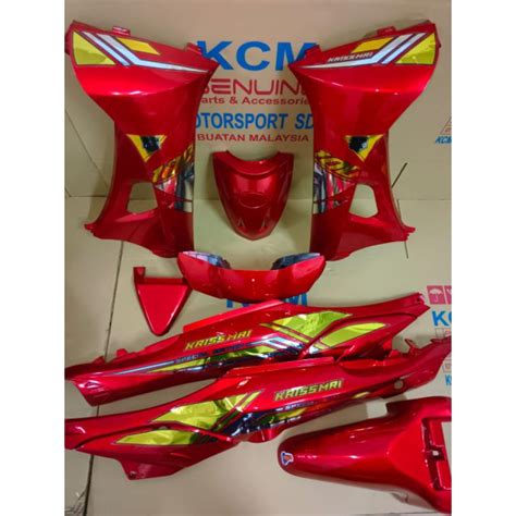 Modenas Kriss Mr1 Mr2 Mr3 Chrome Coverset Two Tone Colour Shopee