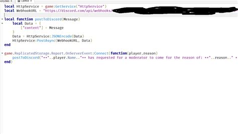 Webhooks Mod Call System Not Working Scripting Support Developer