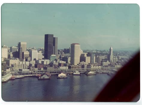 Downtown Seattle Skyline 1975 Elliott Bay Smith Tower Flickr