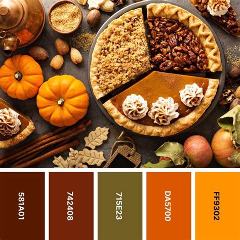 30 Thanksgiving Color Palettes For Rustic Designs Color Meanings Thanksgiving Color Color