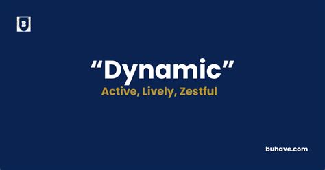 Dynamic Meaning Definition Synonym And Antonym 2025 Buhave