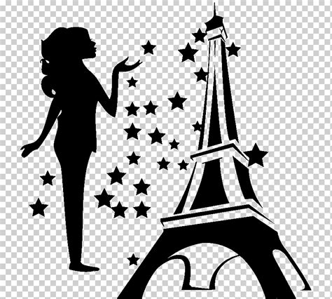 برج ايفل ملصق ، برج ايفل المدينة أحادية اللون ملصقا Png