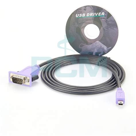 Customized Mini Usb To Rs232 Serial Adapter Rs232 Db9 Male Converter Cable Suppliers