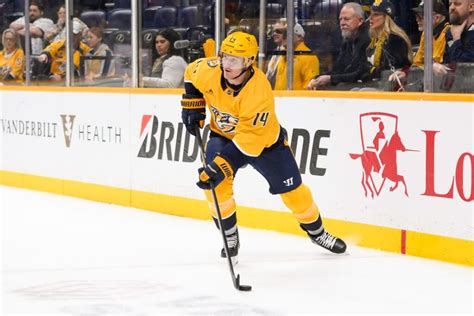 Predators Hold Out Gustav Nyquist Trade Related Vs Islanders Field Level Media