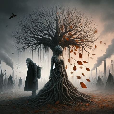 Download Ai Generated Woman Tree Royalty Free Stock Illustration Image Pixabay