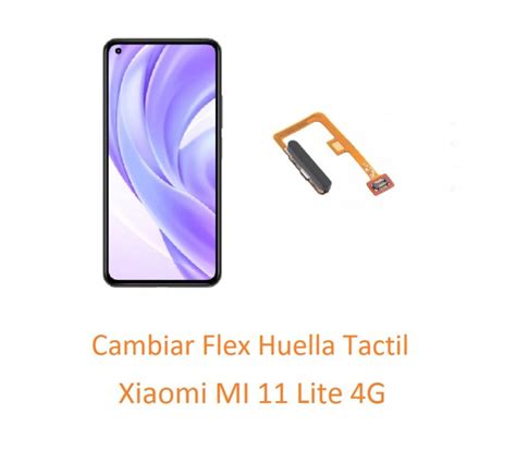 Cambiar Flex Huella Tactil Xiaomi Redmi Mi Lite G