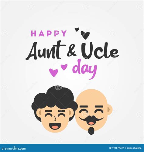 Aunt And Uncle Vector Illustration Cartoondealer Com
