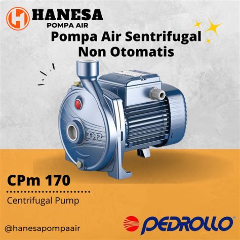 Jual Pedrollo Cpm 170 Pompa Air Sentrifugal Shopee Indonesia