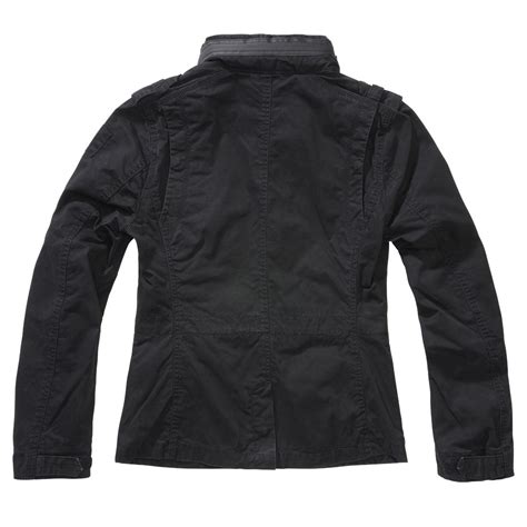 Brandit Women Britannia Jacket Black Army Surplus Military Range