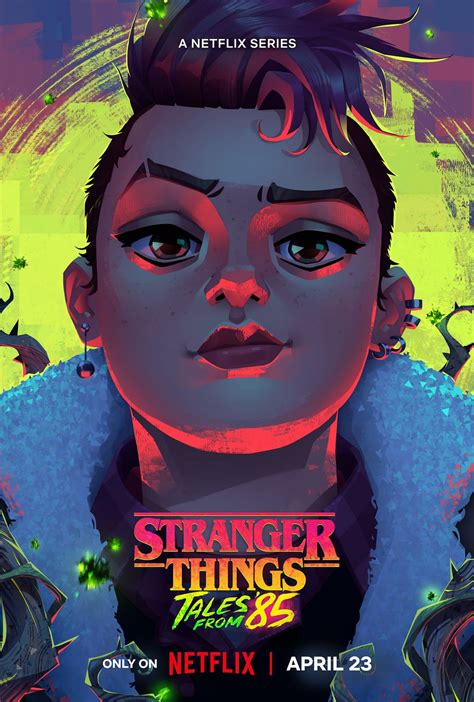 Stranger Things Tales From 85 Posters Meet Newcomer Nikki Baxter