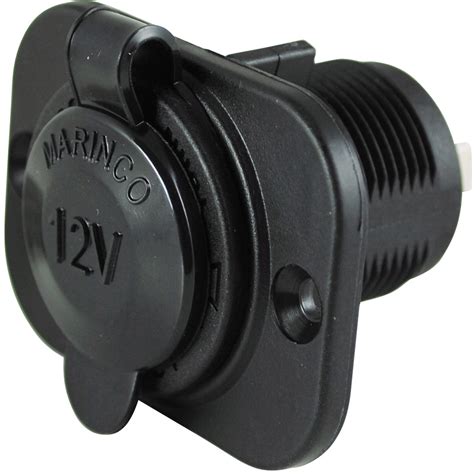 Marinco 12vrcpg 12v Receptacle Wgasket