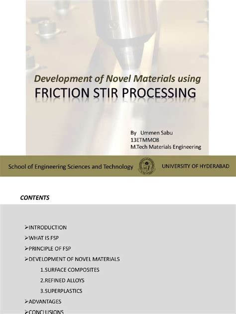 Pdf Friction Stir Processing Pdf