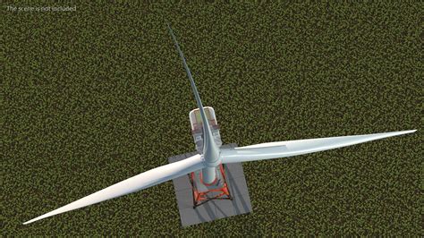 Massive Offshore Wind Turbine Base Frame 3d Model 59 3ds Blend