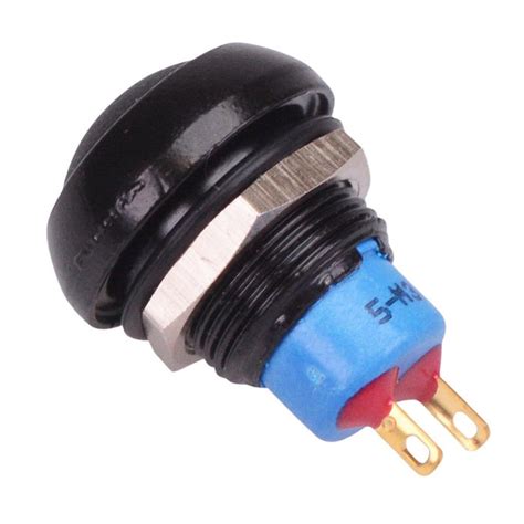 Ipr3sad2 Black Momentary 12mm Push Button Switch Spst Ip67 Apem