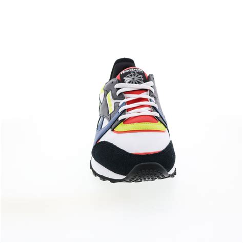 Reebok Classic Leather Mens White Leather Lace Up Lifestyle Sneakers S